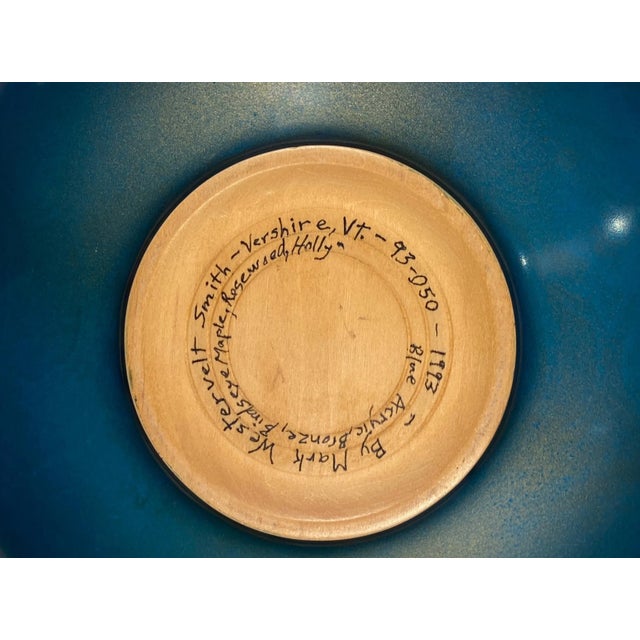 Mark Westervelt 1990's Birdseye Maple, Rosewood, Holly, Decorative Bowl ...