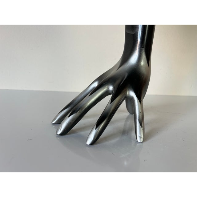 90's Postmodern Hand and Head Sculpture | Chairish