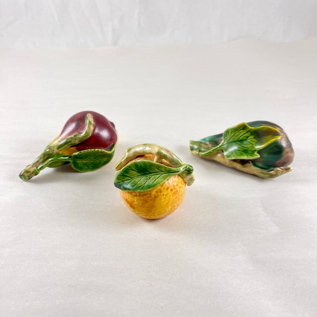 Qing Period Chinese Altar Fruit, Set of Three | Chairish