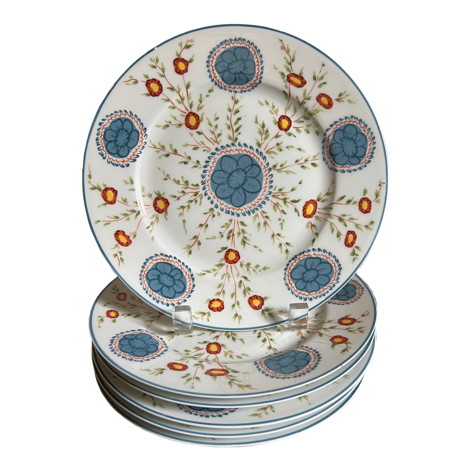Raynaud Limoges Ceralene Dinner Plates- Set of 8 | Chairish