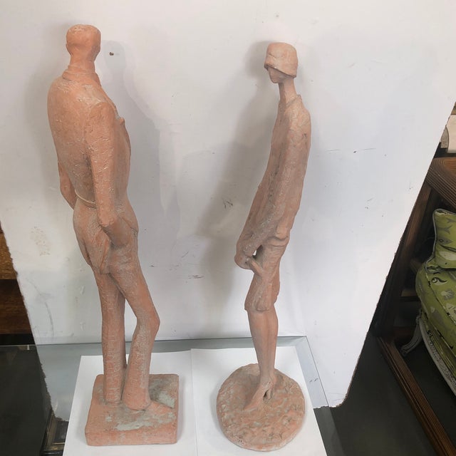 Austin Productions Man and Woman Statues - Set of 2 | Chairish