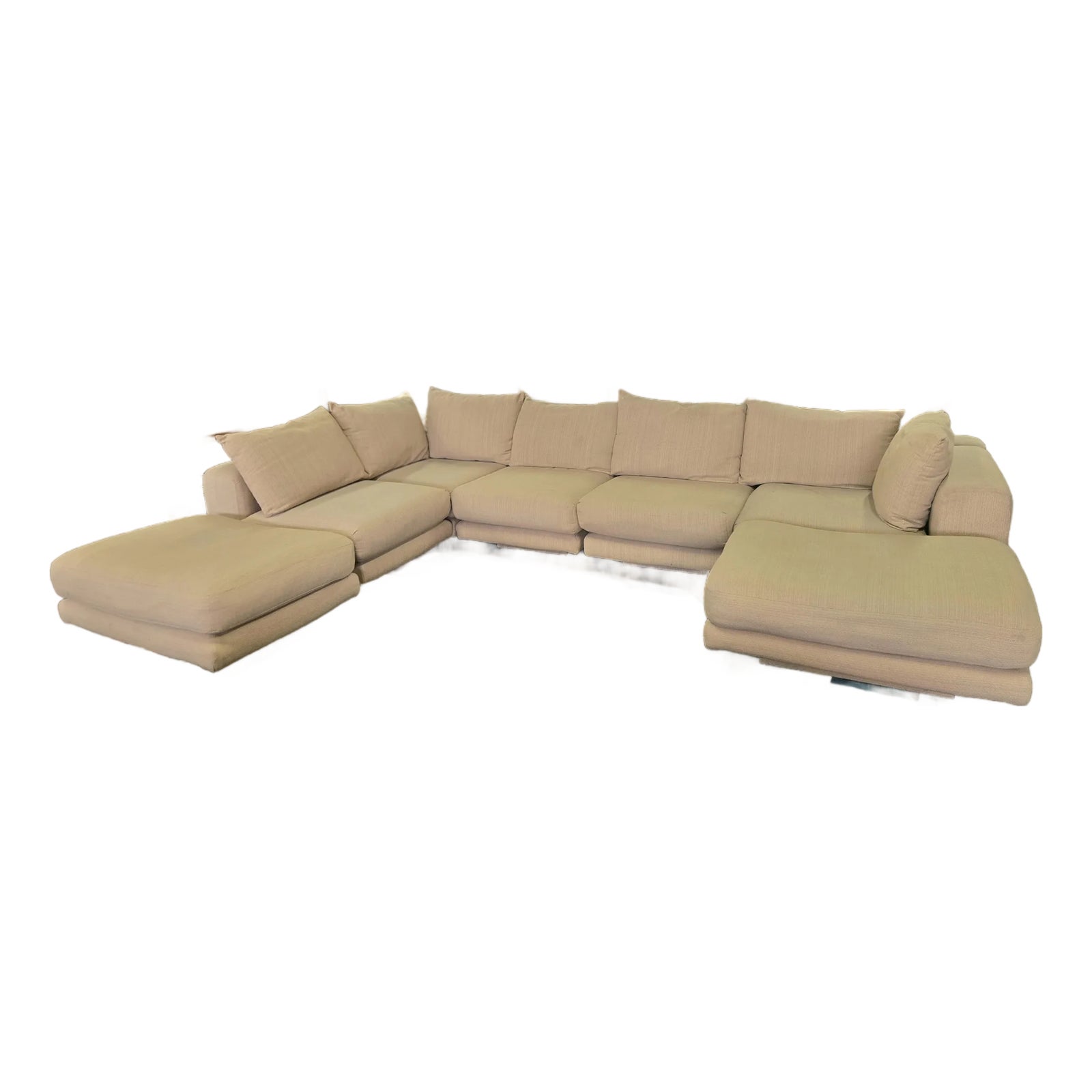 7pc Floating Sectional | Chairish