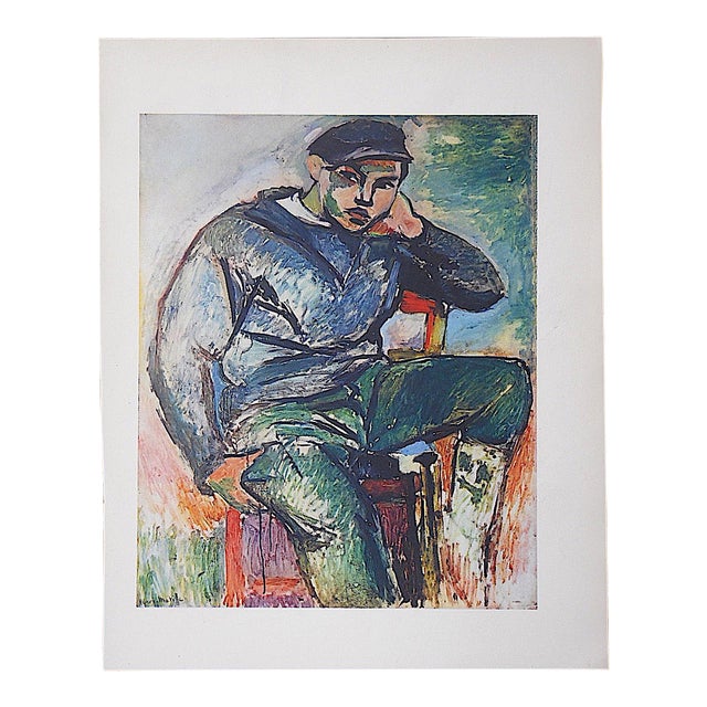 Vintage Mid Century Matisse Lithograph | Chairish