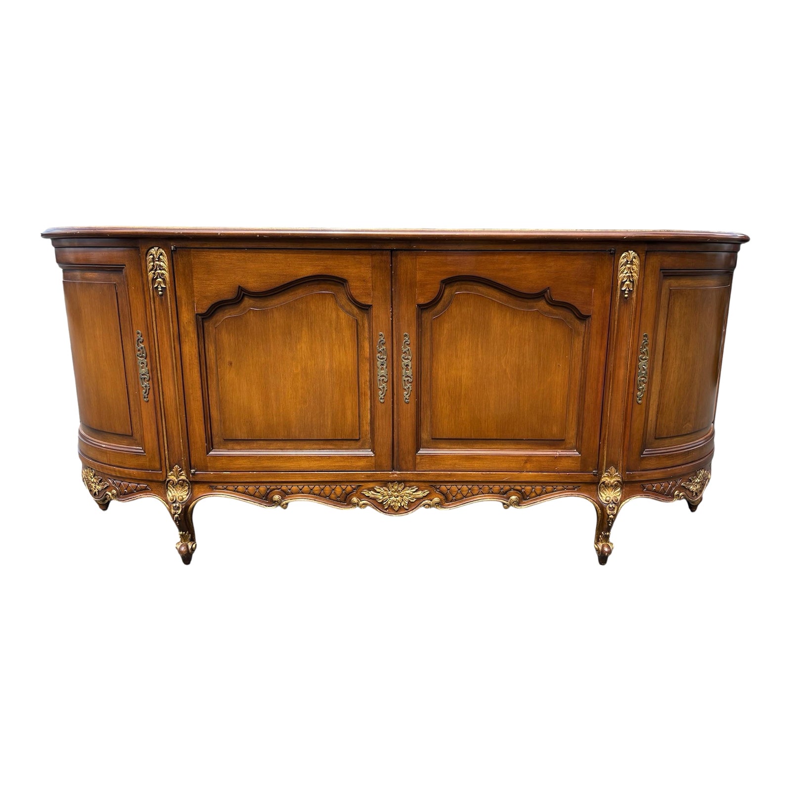 Vintage 1950s Louis XV Rococo Style Sideboard | Chairish