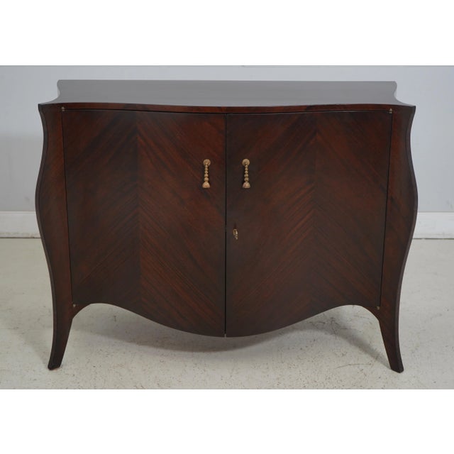 William Switzer Modern Regency 2 Door Commode Server | Chairish