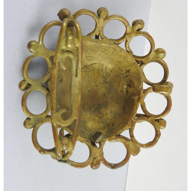 Cast Brass Handmade Jester Belt Buckle Artist Studio | Chairish