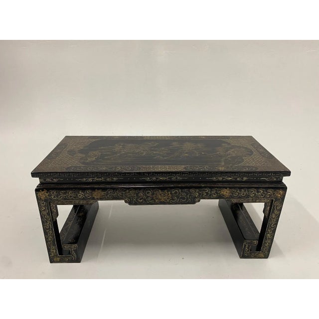 Vintage Chinese Lacquer Coffee Table | Chairish
