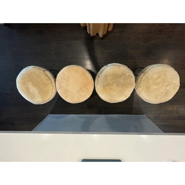 Jean Royere Style Counter Stools- Set of 4 | Chairish