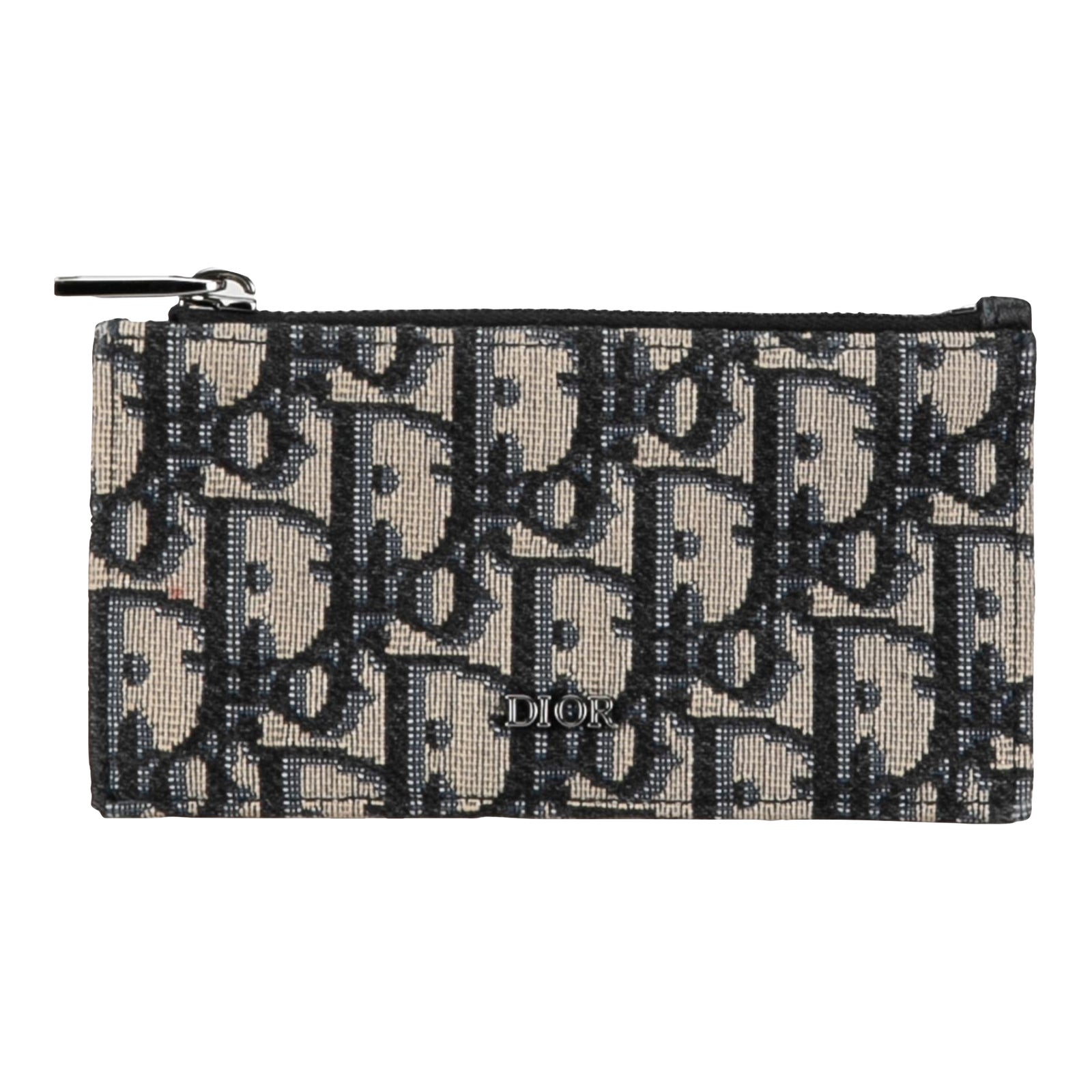 Dior Oblique Zip Card Holder | Chairish