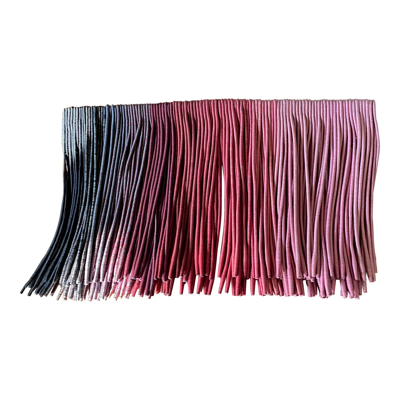 Large 1980s Barbara Barron Textile Fiber Art Wall Hanging | Chairish