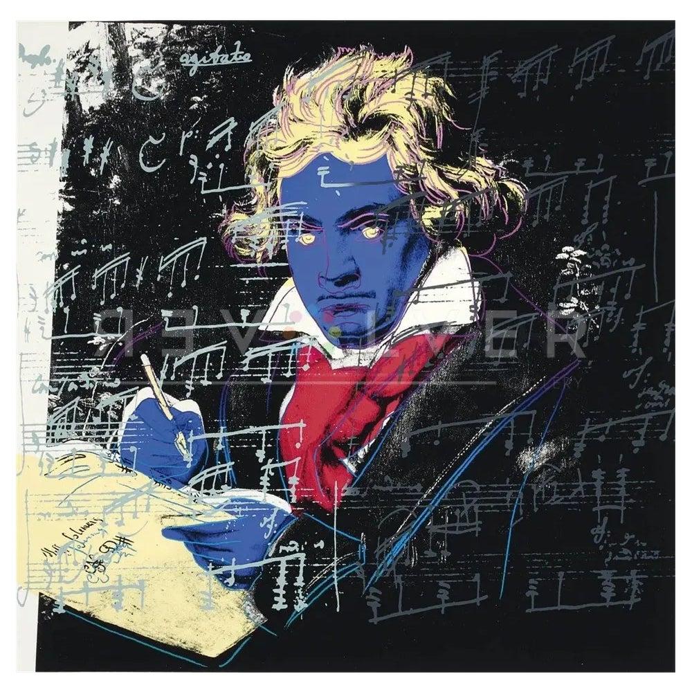 Sunday B. Morning after Andy Warhol, Beethoven 390, Silkscreen Print ...