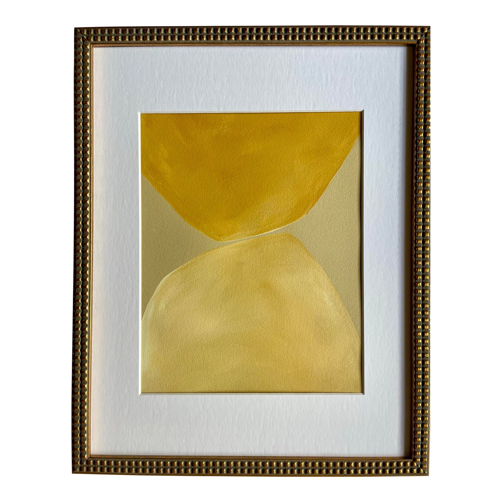 2025 "Alzò Le Spalle" Abstract Minimalist Painting on Paper by Artist r.k. Red | Chairish