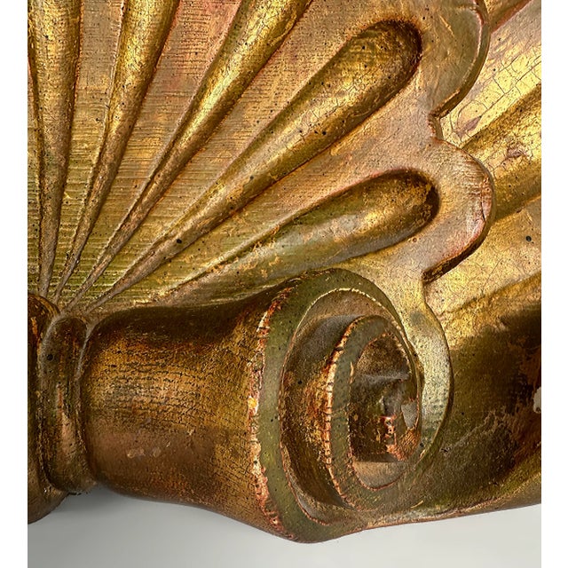 1930s Art Deco Brach-Allen Plaster Shell Wall Mounted Sculpture | Chairish