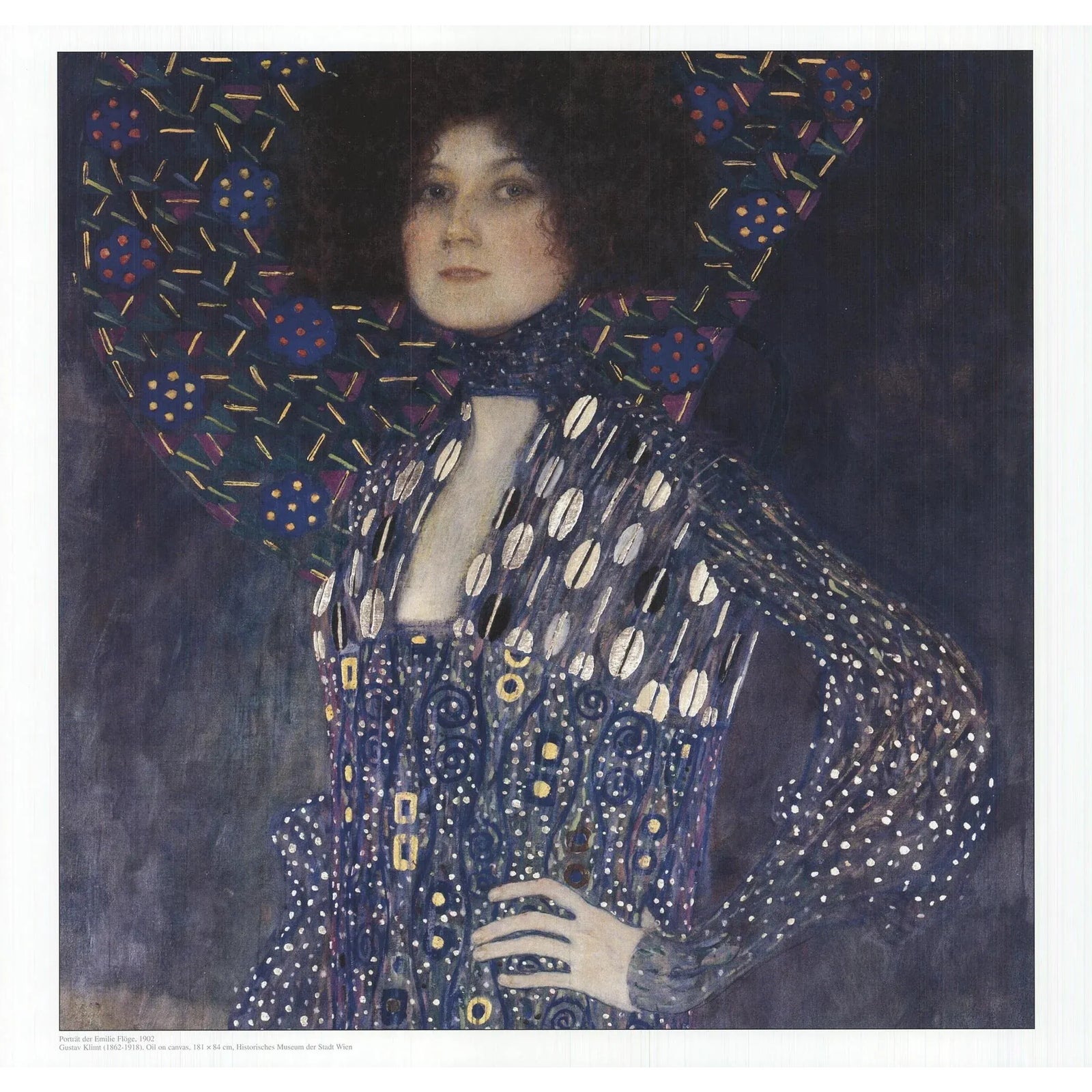 Gustav Klimt Portrait of Emilie Floge, 2010 | Chairish