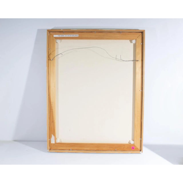 2011 “The Saint” Abstract Oil on Canvas Painting by Peter Bruning ...