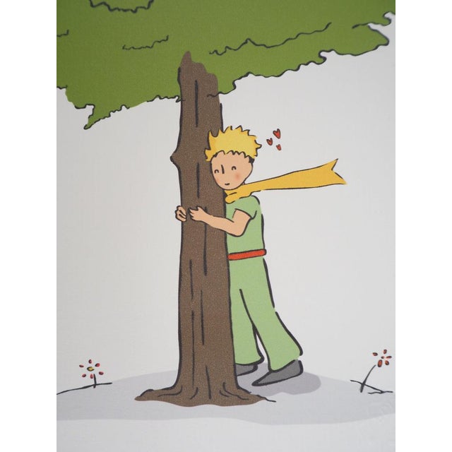 Antoine De Saint-Exupery, Le Petit Prince et son arbre, Lithograph ...