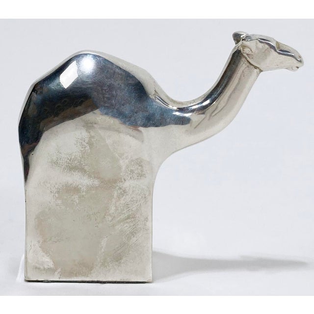 Vintage Dansk Silver Plate Camel Paper Weight | Chairish