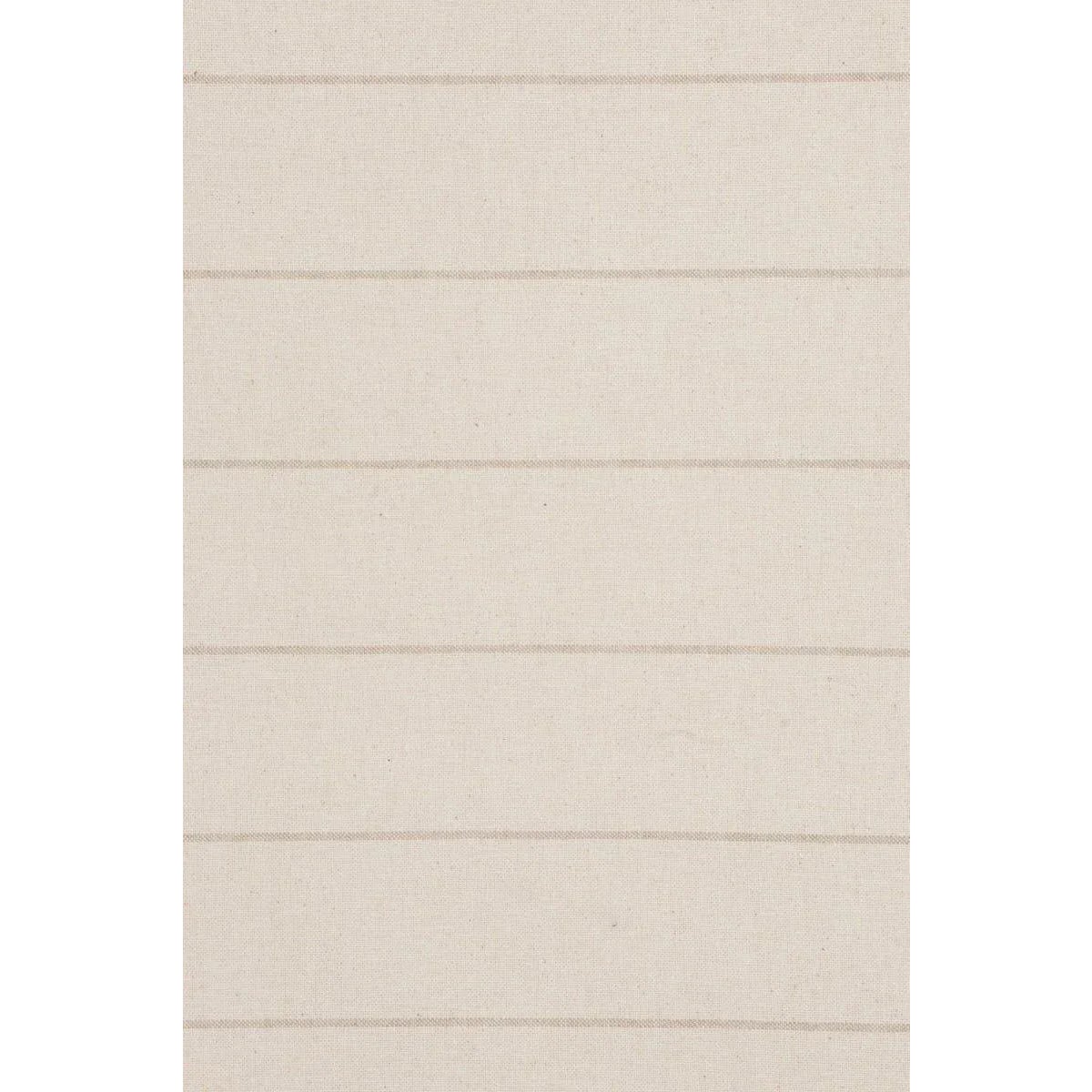 Cadiz Stripe Natural Double Width Fabric | Chairish