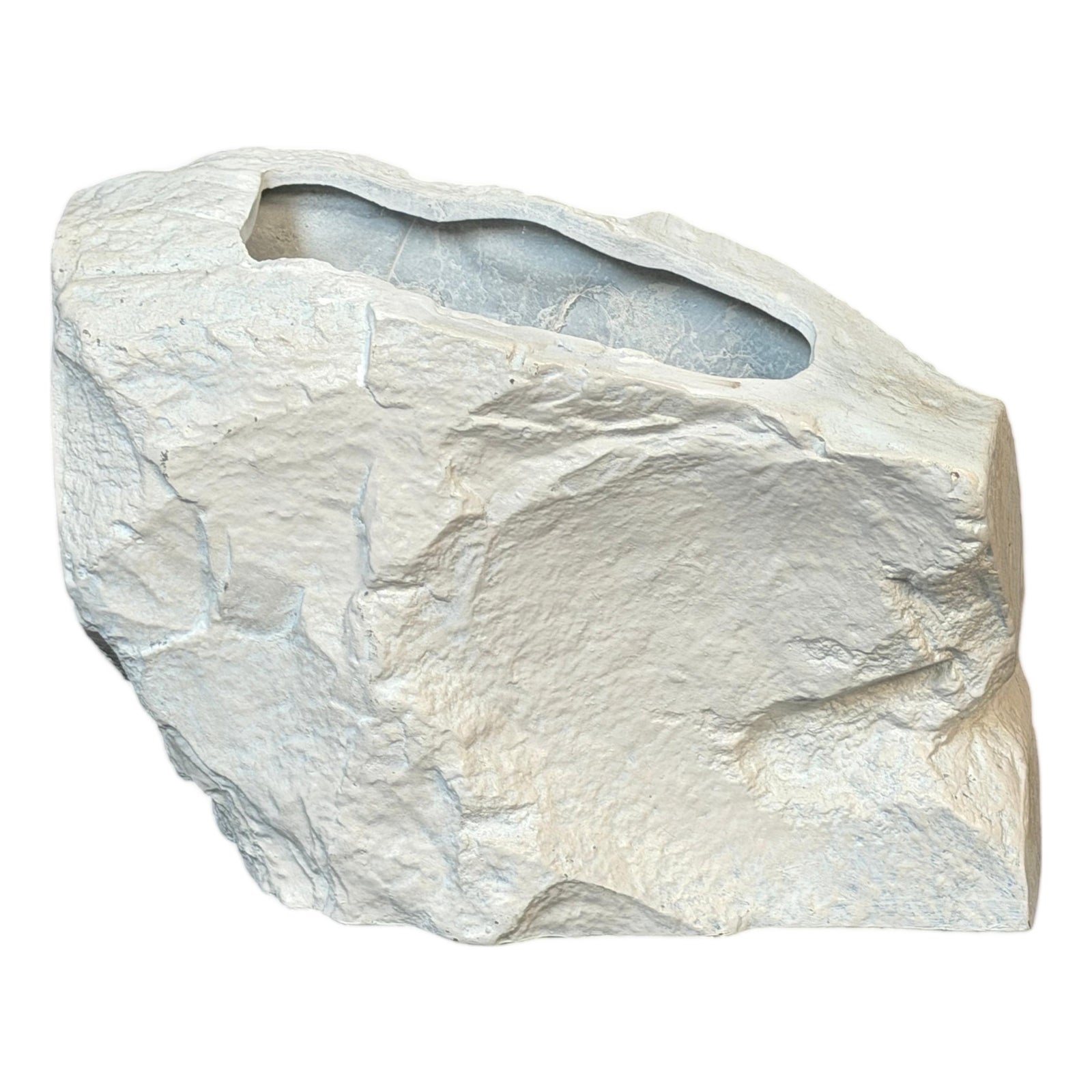 Sirmos Faux Stone Cast Resin Rockwork Sculptural Vase, USA, 1970s ...
