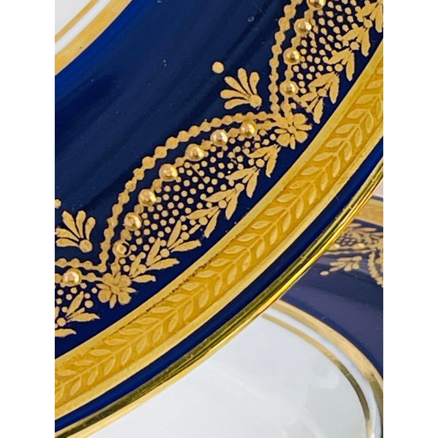 1930s Cobalt Blue Dinner Plates- Set of 12 | Chairish