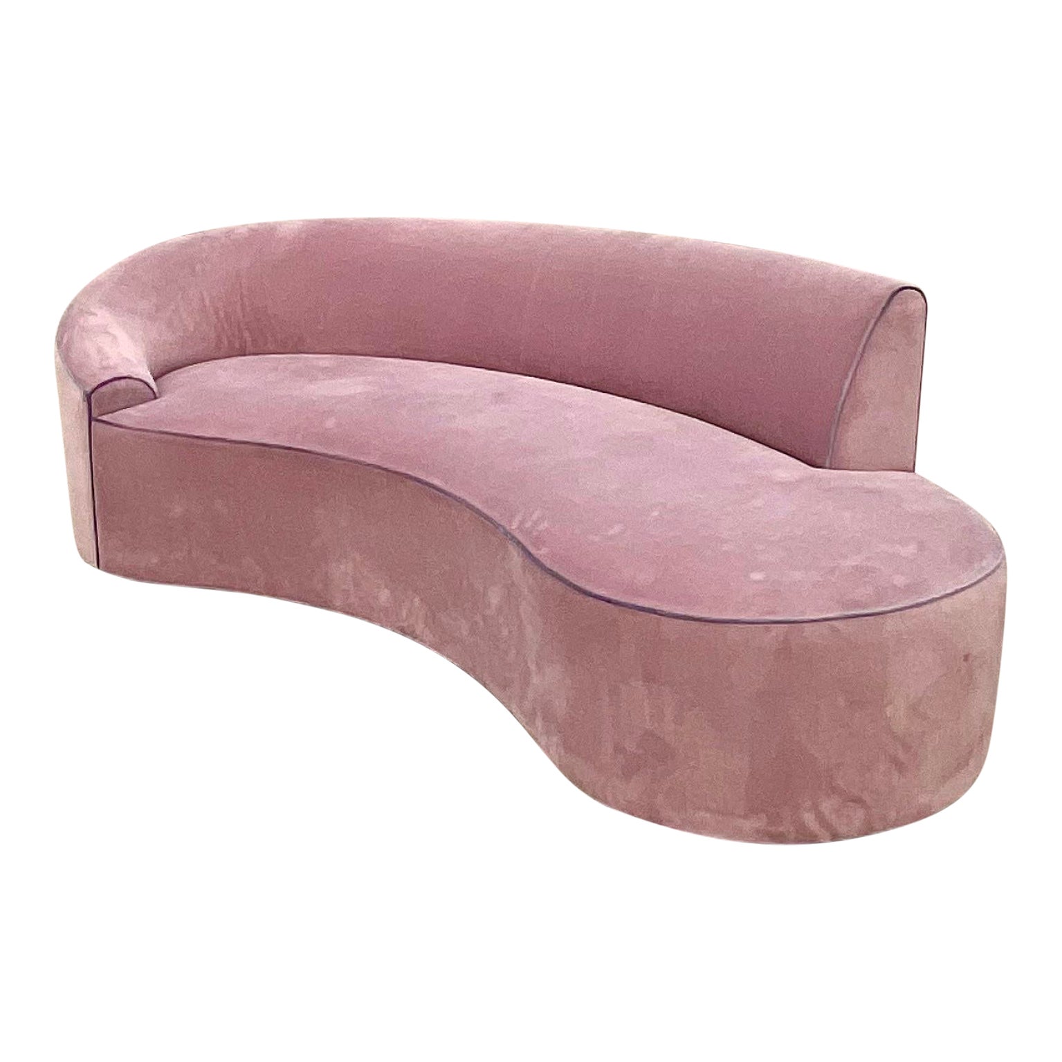 Contemporary Demuro Das Curved “Astra” Sofa | Chairish