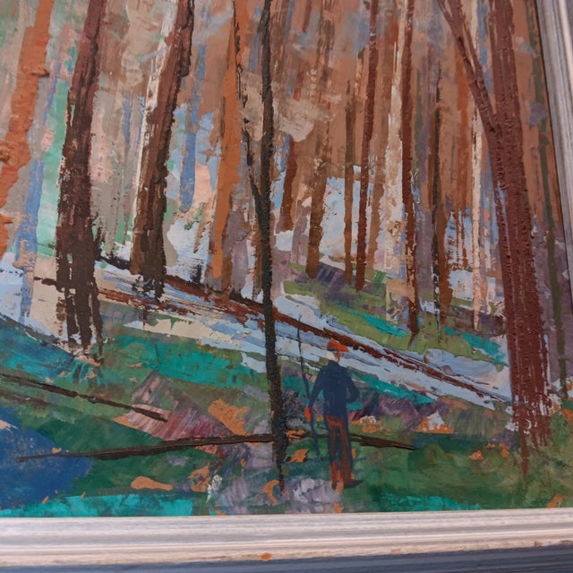 1950s Vintage Oil Painting by Syracuse Ny Artist John Boyson ...