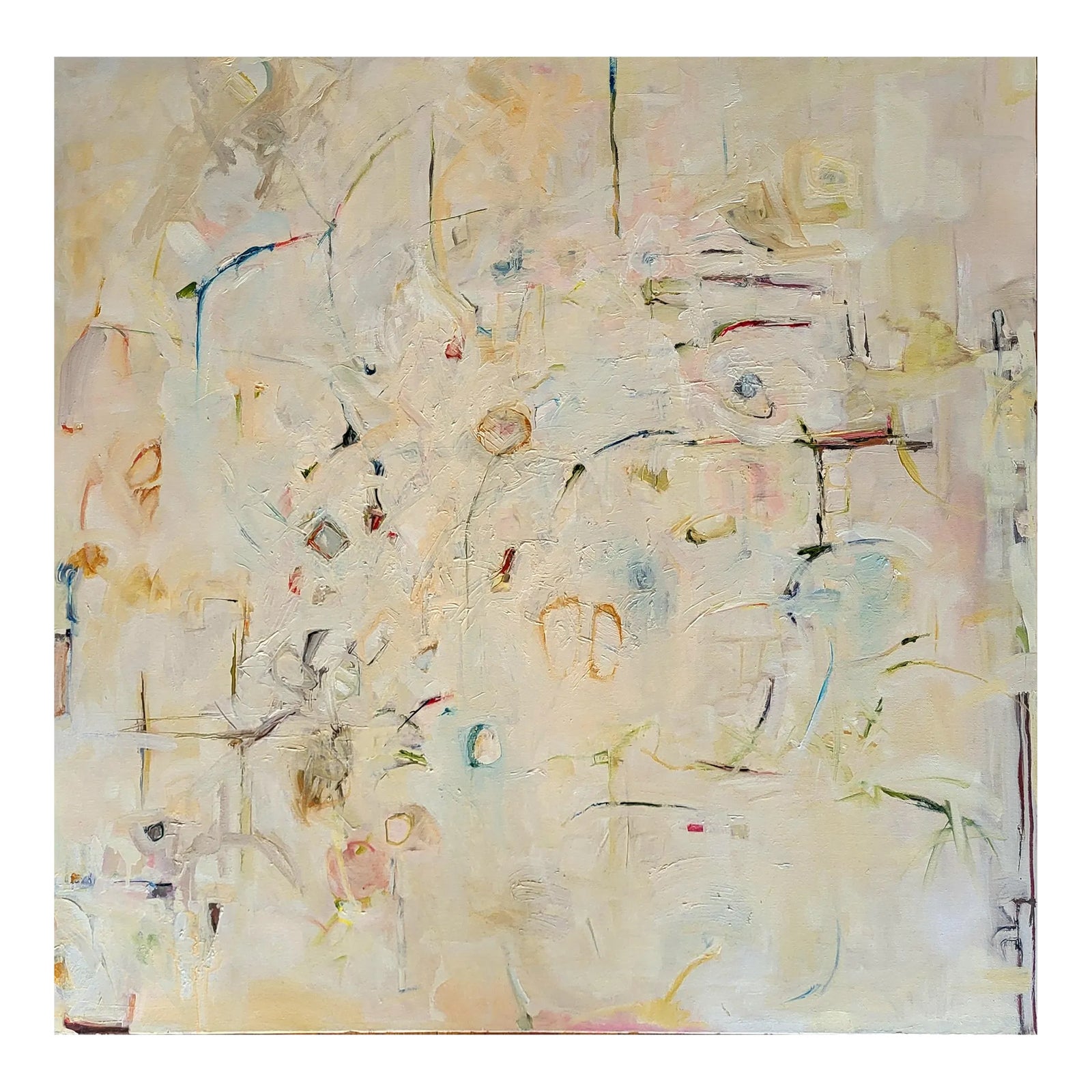 "The Reason Why" Abstract Expressionist Oil Painting by Lynn Christian ...