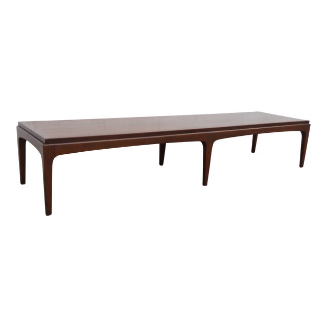 Lane Mid Century Modern Extra Long Coffee Table | Chairish