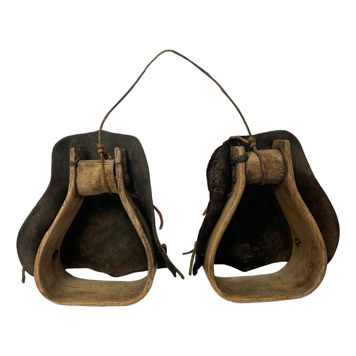 1880s Antique Western Horse Saddle Tapaderos Stirrups - a Pair | Chairish