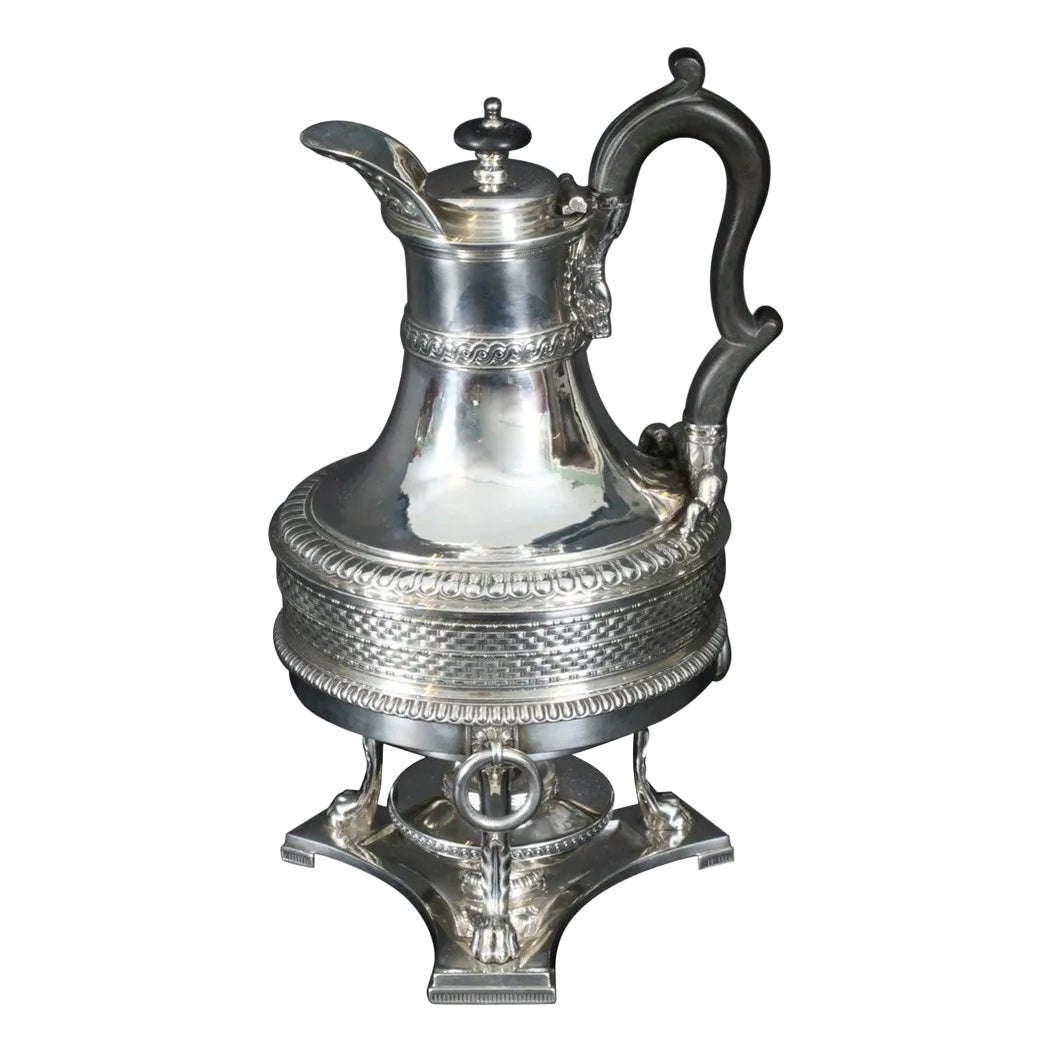 19th Century Sterling Silver Coffee Biggin on Stand from Paul Storr ...