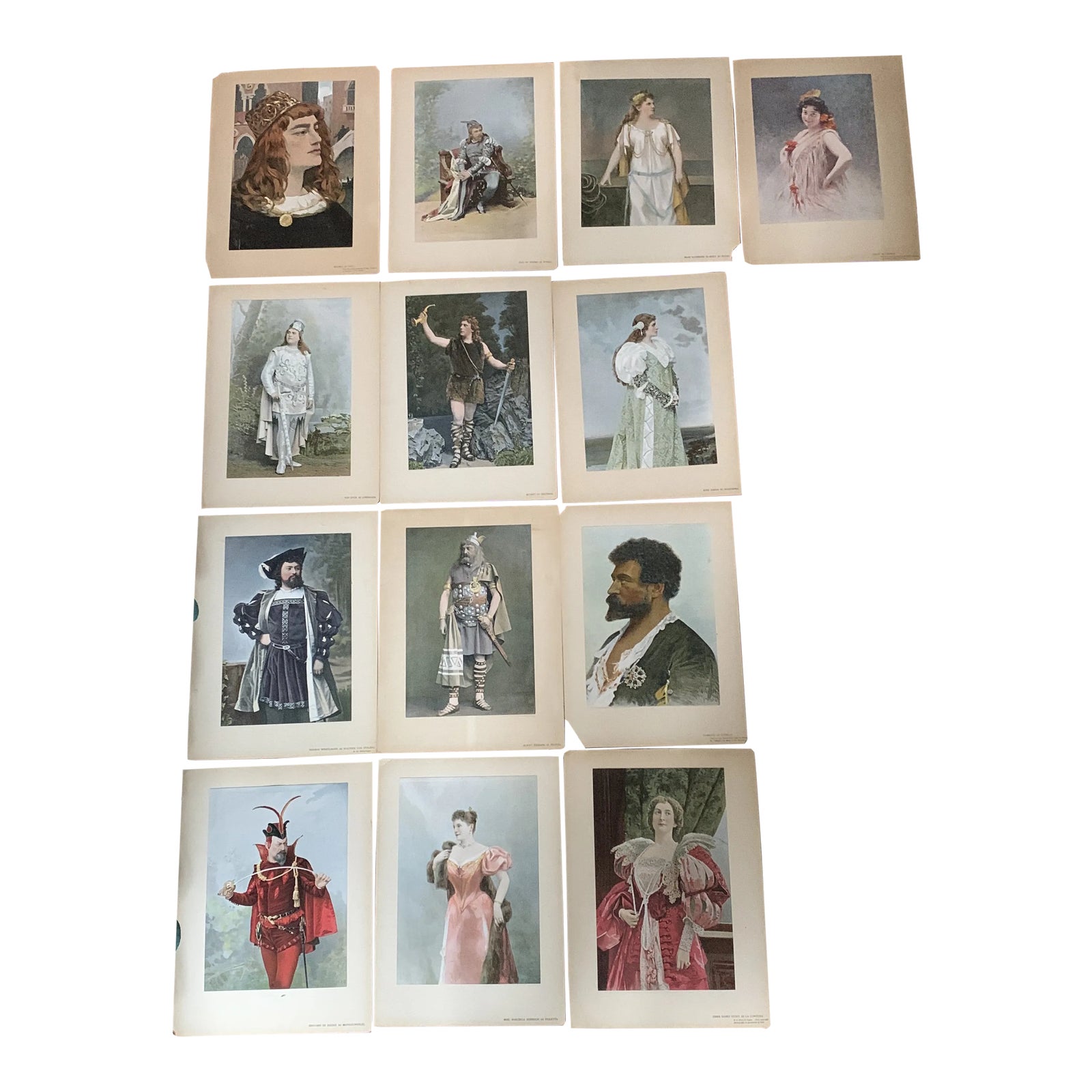 Late 19th Century Portraits of Opera Performers Original Prints - Set ...