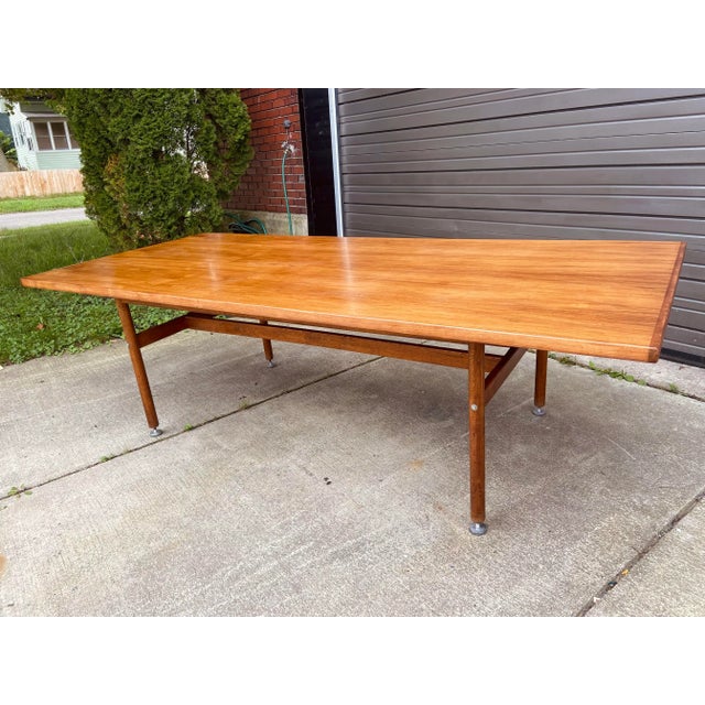 Mid Century Jens Risom Dining Conference Table Chairish