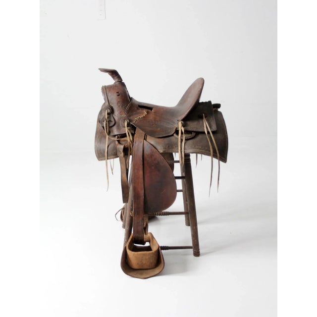 Vintage Western Saddle | Chairish