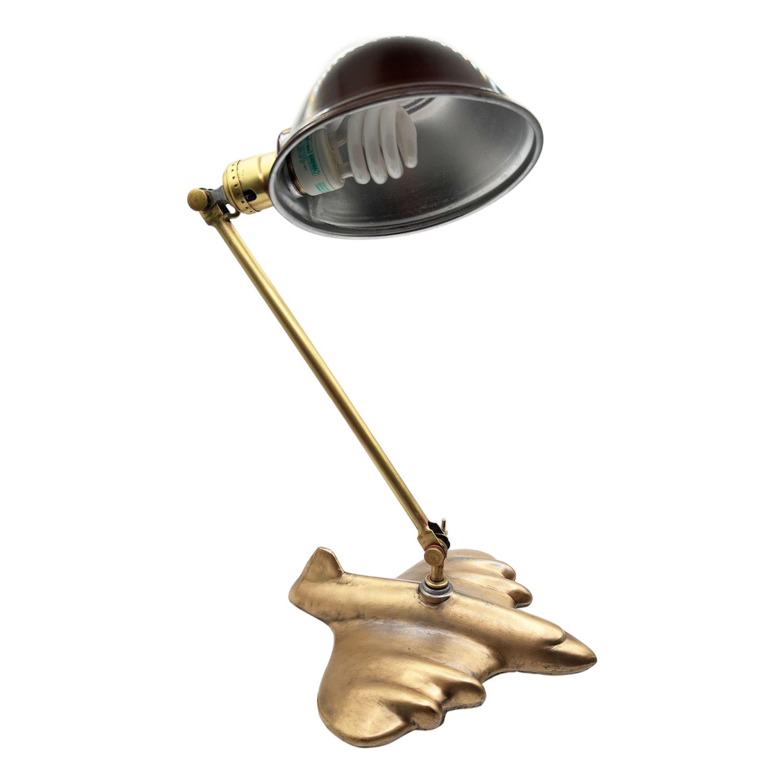 Rare 1987 Brass-Tone Art Deco Style Dc-3 Airplane Table Lamp, by ...