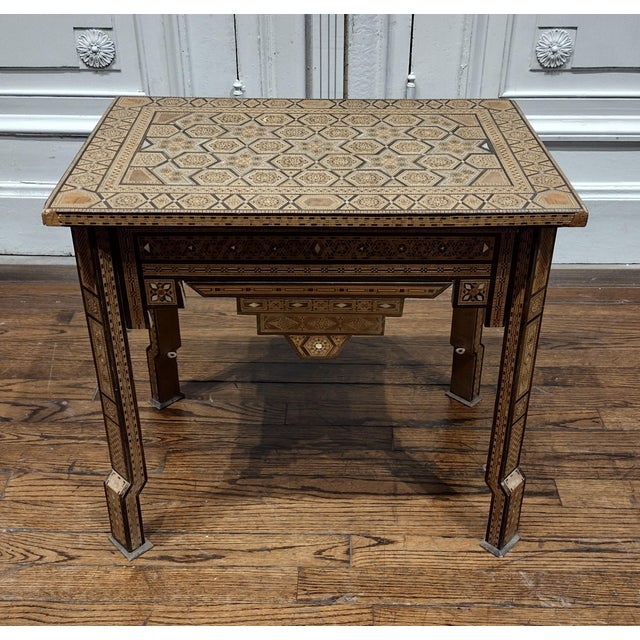 1920s Antique Syrian or Moroccan Type Side Table | Chairish