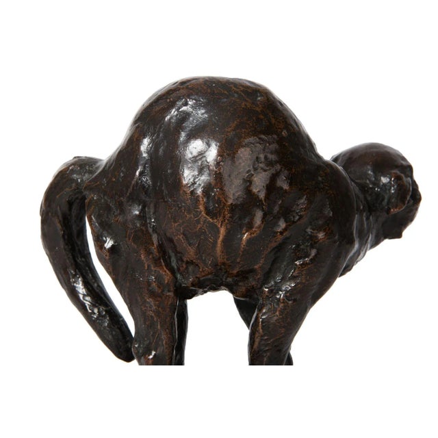 Authentic Frederick Roth "Hissing Cat" (1913) Bronze Sculpture, Gorham ...