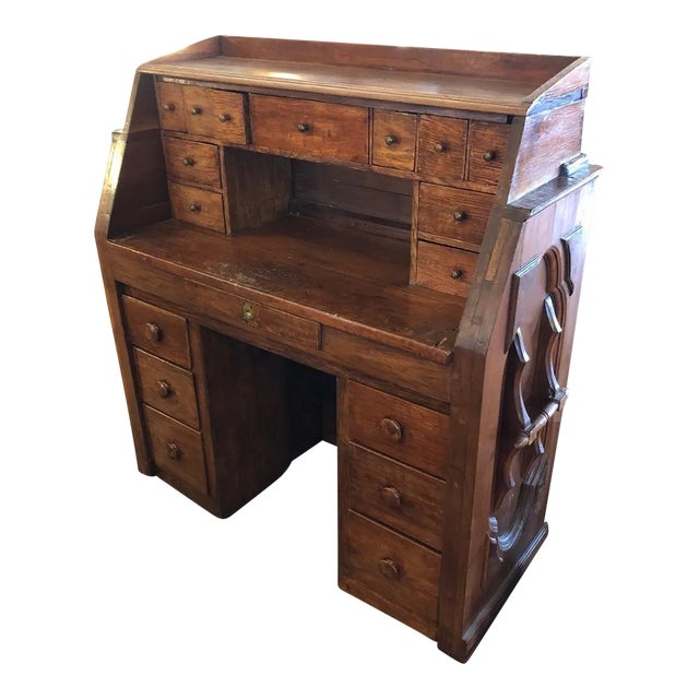 1960s Primitive Workmans Desk | Chairish