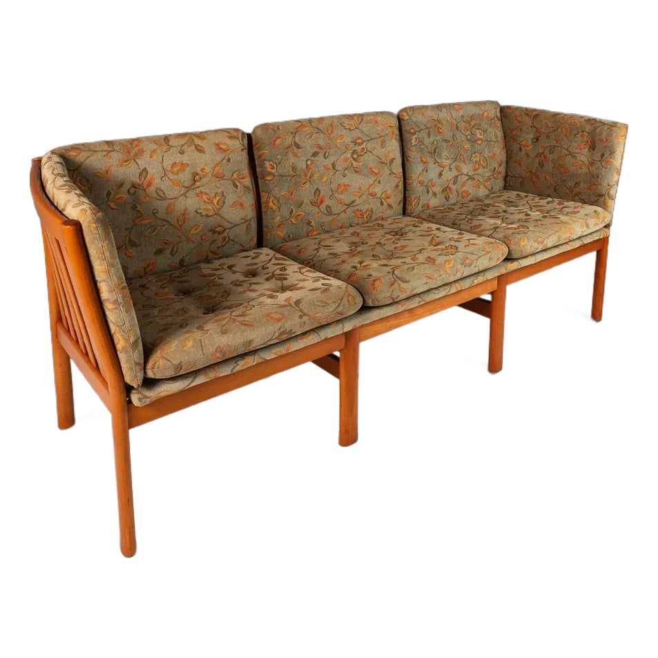 Model 333 Danish Mid-Century Modern Three-Seater Sofa in Solid Beech ...