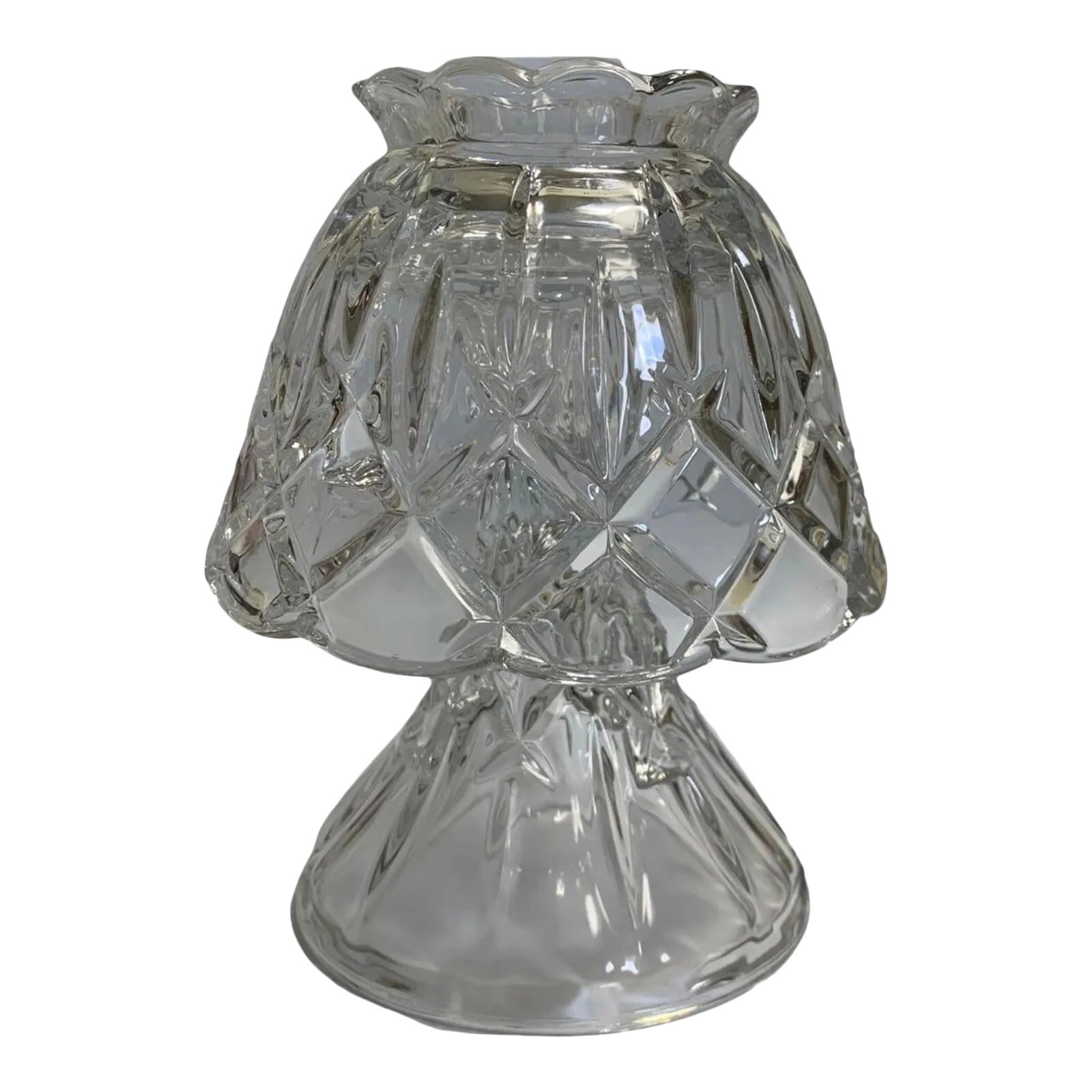 Vintage 1990’s Gorham 1831 Lady Anne Pedestal Crystal Tea Light Candle ...