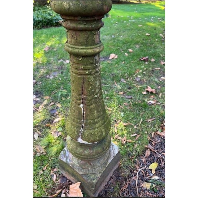 19th Century Cast Iron Garden Newel Posts - Set of 2 | Chairish