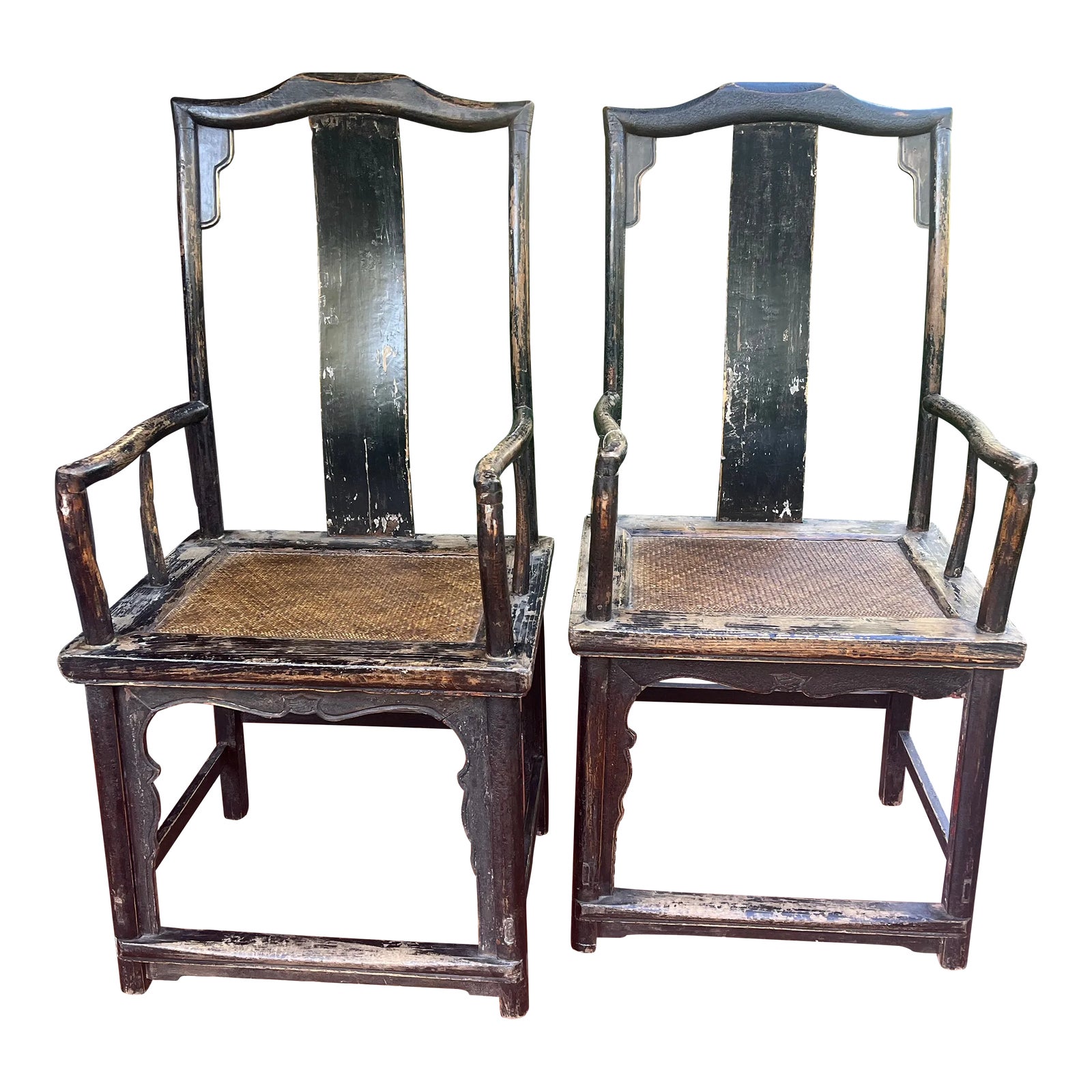 Antique Chinese Chairs - a Pair | Chairish