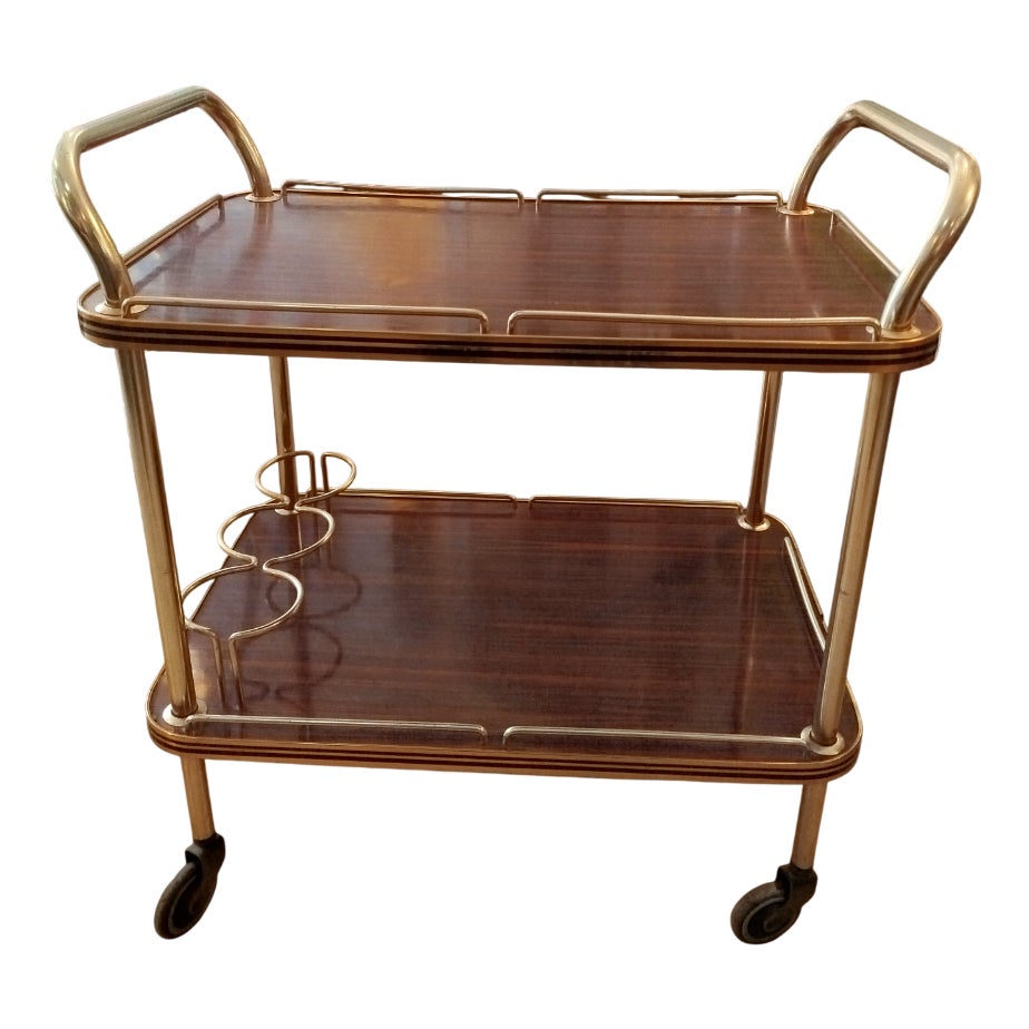 Vintage Spanish Bar Trolley, 1960s | Chairish