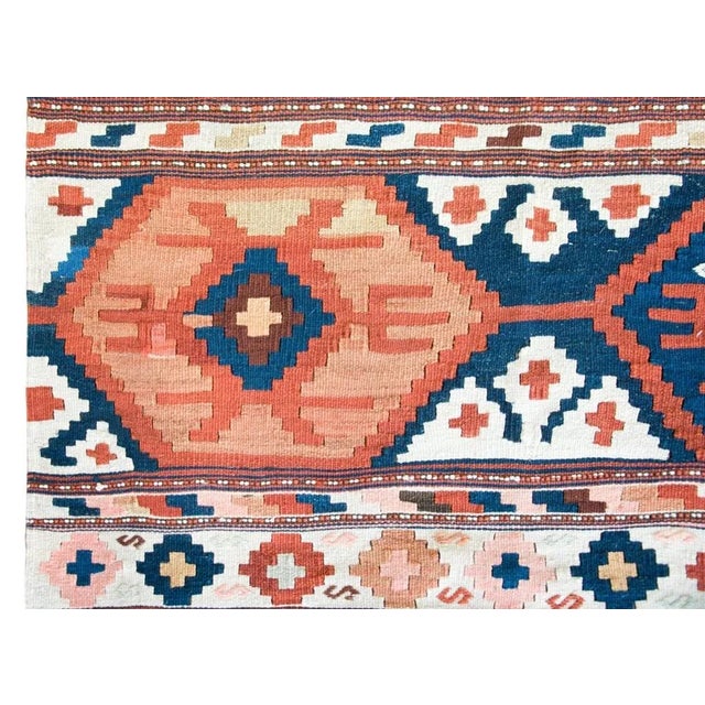 Early 20th Century Persian Azari Kilim Rug | Chairish