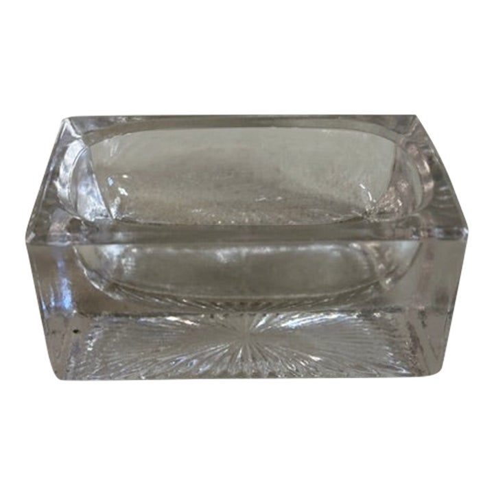 Vintage Heisey Glass Rectangular Salt Cellar | Chairish