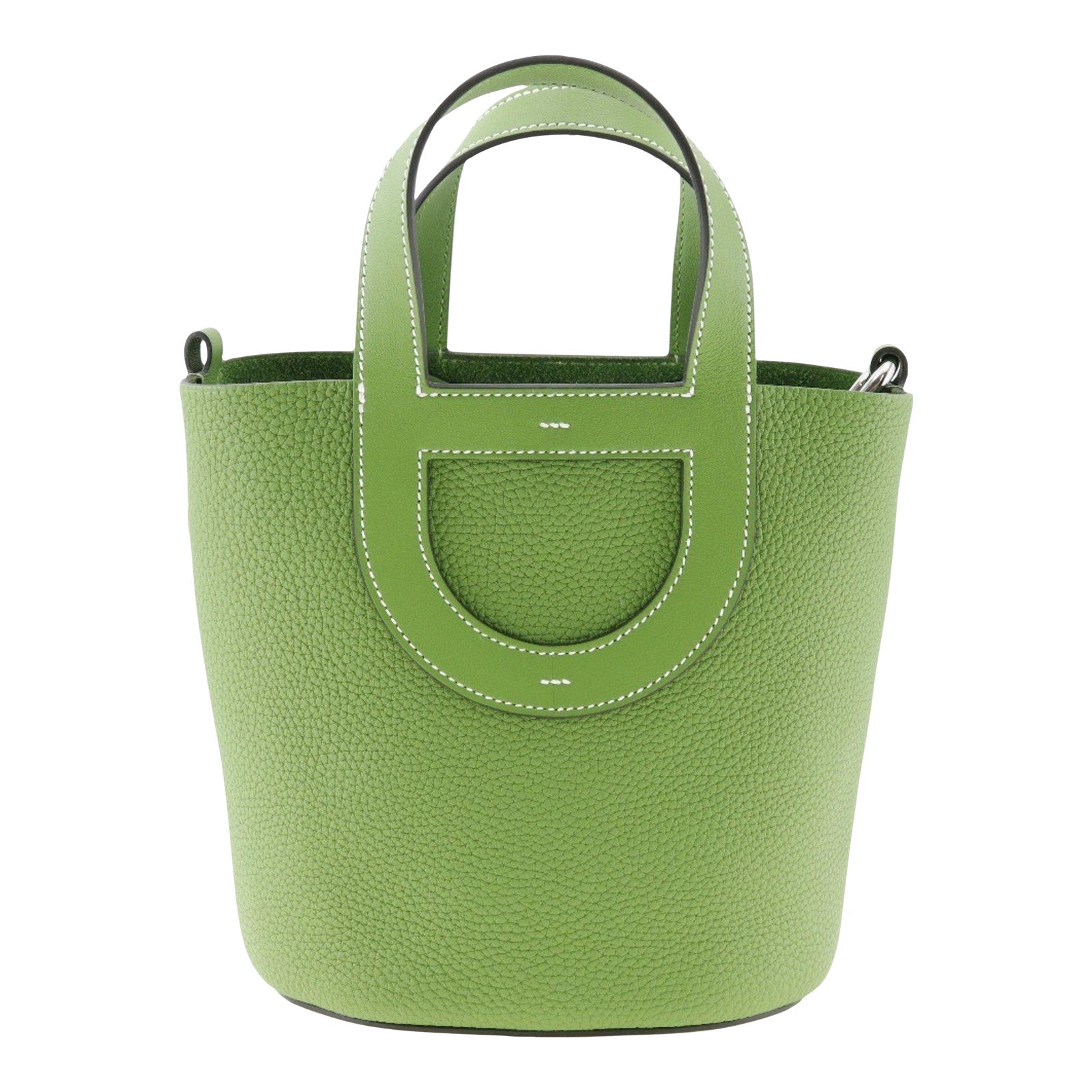 Hermes In The Loop 18 Handbag Taurillon Clemence X Swift Vert Yucca Made France 2023 B Handbag ...