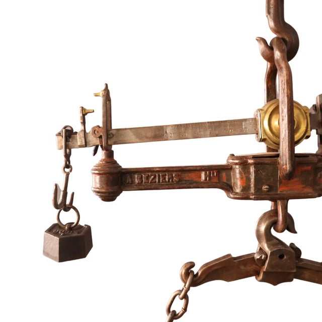 1880 French Wine Barrel Scale | Chairish