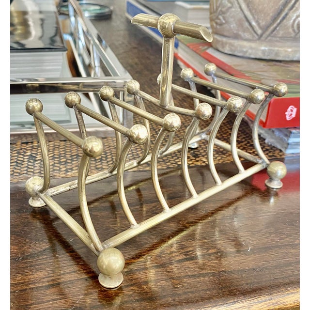 English Antique Toast Rack | Chairish