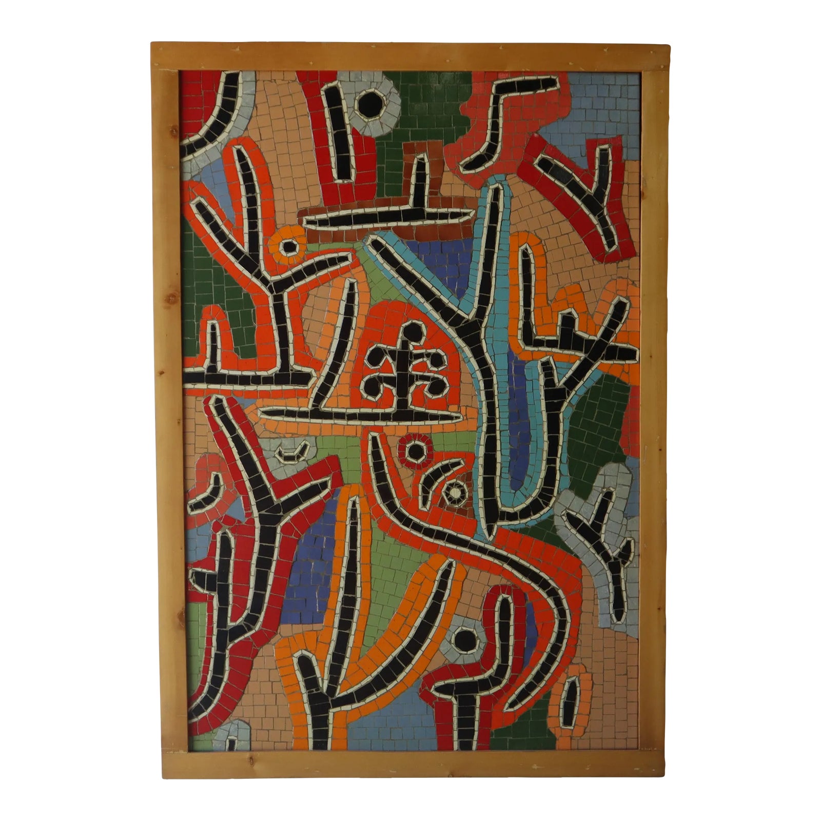 Park Bei Lu by Paul Klee Large Scale Tile Mosaic | Chairish