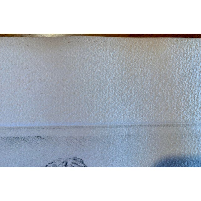 Vintage Reinhold H. Palenske Original Cowboy Etching "Bringing 'Em In ...