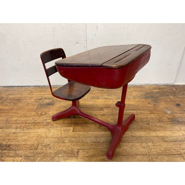 1940s Norman Bel Geddes Art Deco Machine Age Children’s Desk | Chairish